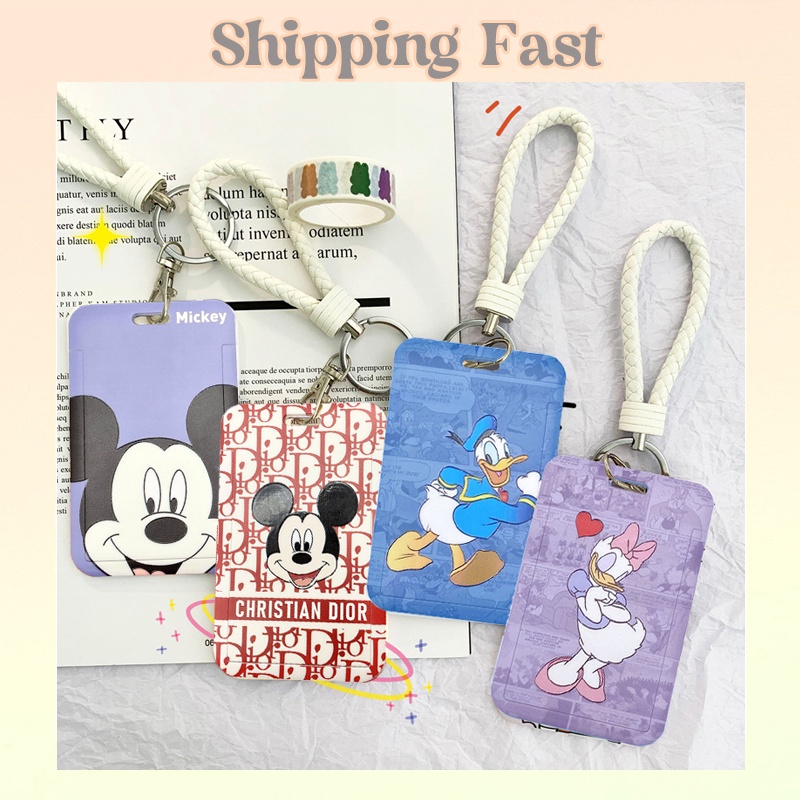 Mickey Mouse Card Holder ID Credit Bank Business Lotso Card Students ...