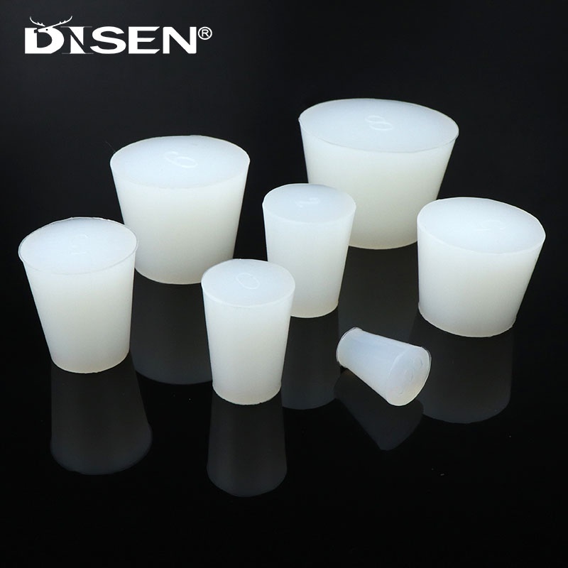 Solid Conical Silicone Plug Soft Insulation High Temperature Resistance ...