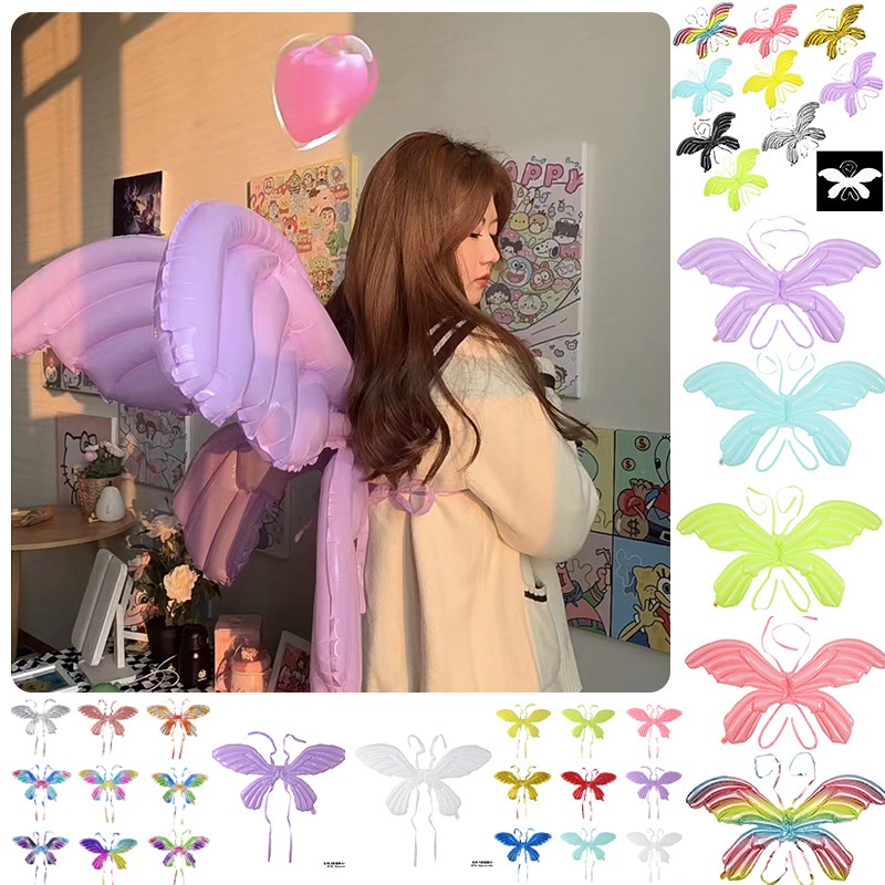 [SG] Angel Wing Foil Balloons Butterfly Wing Elf wing balloon Party ...