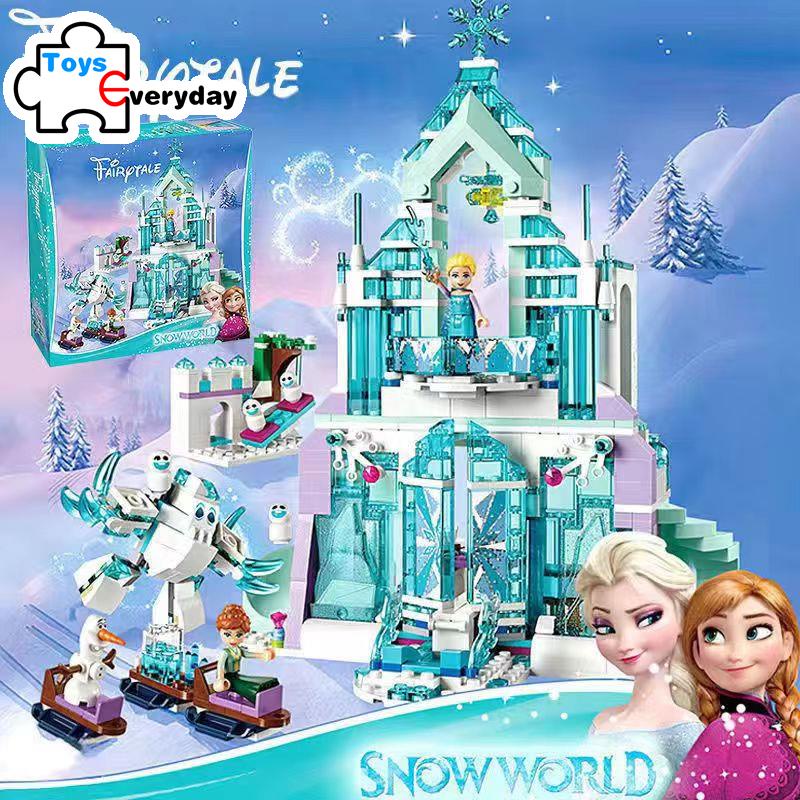 Girls Series Frozen Movie Elsa s Magical Ice Castle Compatible with ...