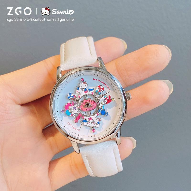 HelloKitty Children's Watch Female Luminous Elementary School Junior ...