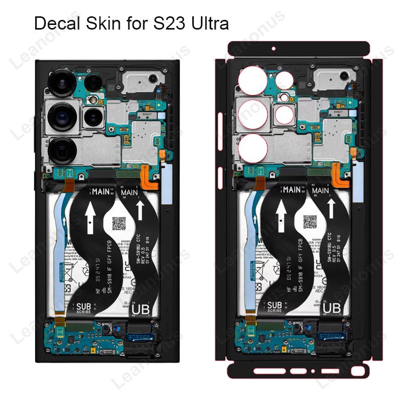 Samsung Galaxy S23 Ultra / S22 Ultra Rear Protective Film Tear Down ...