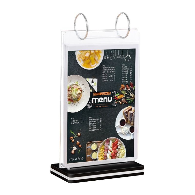 A4 Flip Table Card Table Board A5 Reception Label6Pages Product Price ...