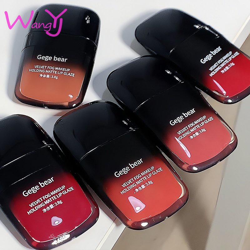 Gege Bear 6 Color Velvet Mist Matte Lip Glaze Velvet Mist Face Easy To ...