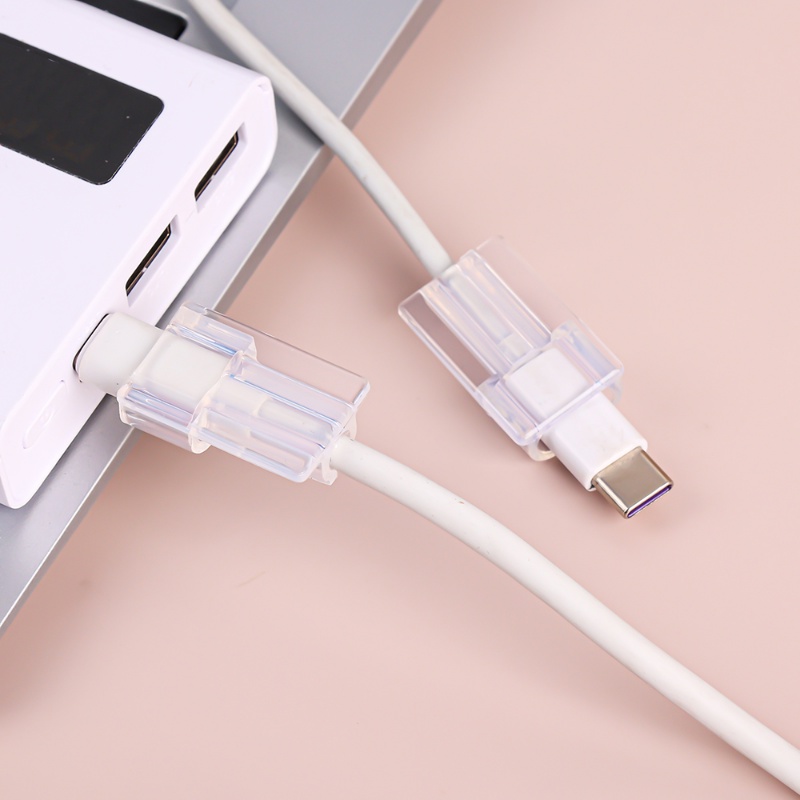 5/10Pcs Delicate Compact Cable Cases Practical Transparent Universal ...