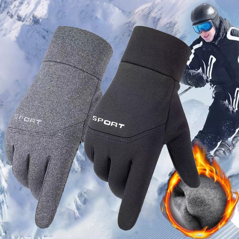 Warm Winter Gloves for Men Touchscreen Waterproof Windproof Gloves ...
