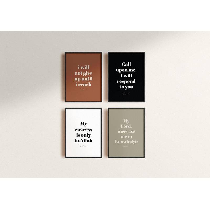 Islamic wall art posters Islamic reminders Muslim wall art greeting ...