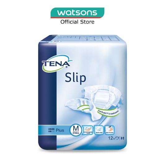 TENA Slip Plus All-in-one Adult Diapers M12s | Shopee Singapore