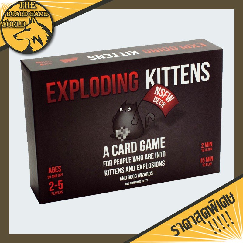Exploding Kittens Board Game (English)-Imploding-Streaking-Explosive ...