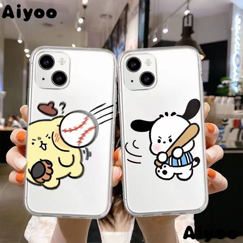 Papaya pudding dog couple phone case iPhone 14Promax funny 11/12 ...