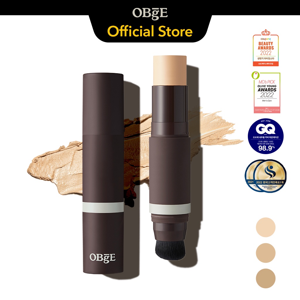 [OBgE] Natural Cover Foundation SPF50+ PA++++ 13g, 3 shades | Shopee Singapore