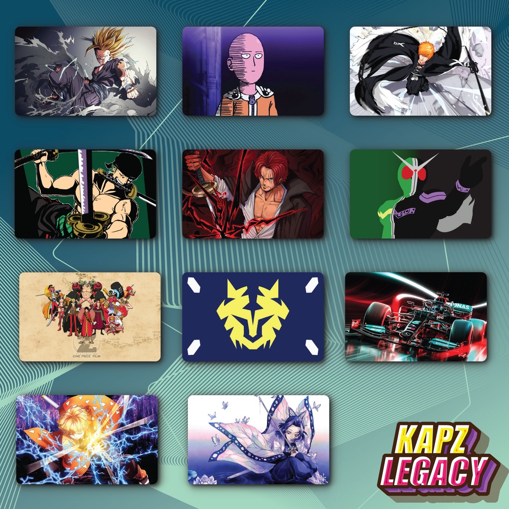 KapzLegacy Sticker Card Cover Skin Access Touch n Go Skin TnG Cards One ...