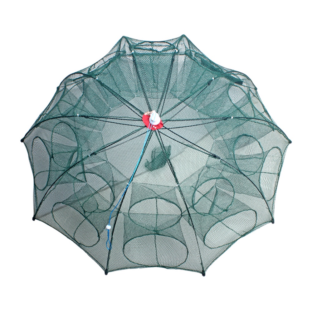 CREEKMOON Portable Automatic Folding Umbrella Trap Type Fishing Net ...