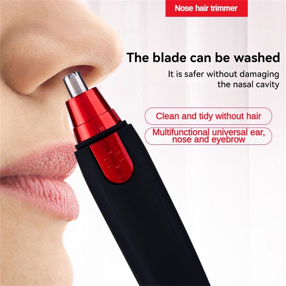 3 Colors Available Men's Electric Nose Hair Trimmer Multi-function ...