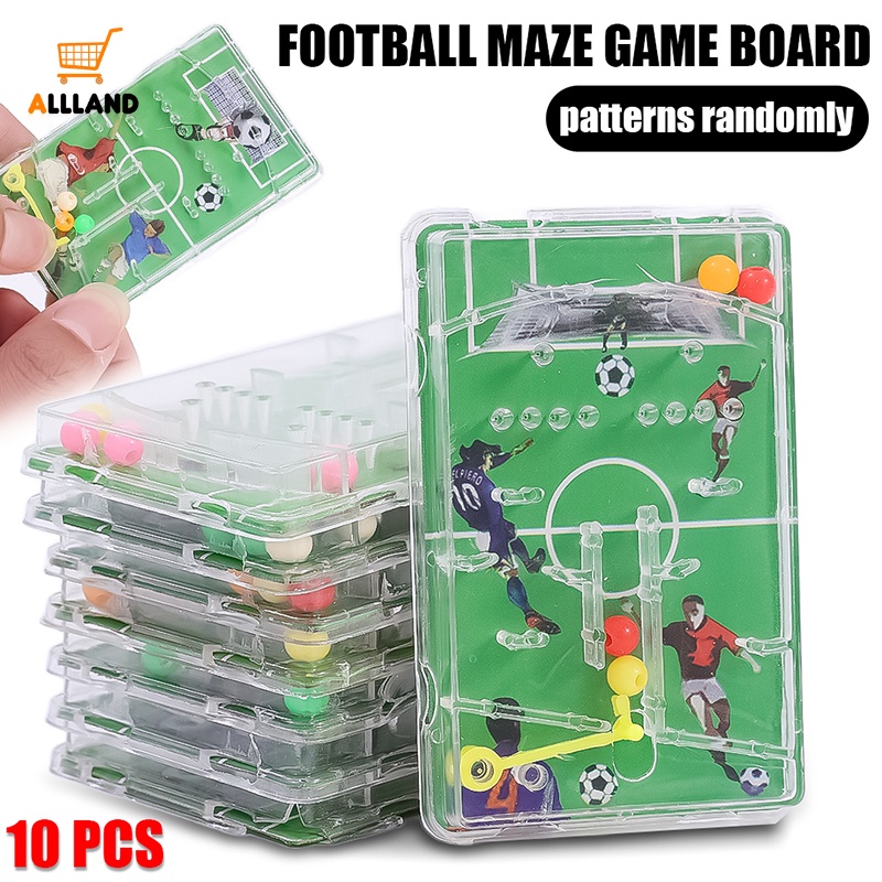 10 Pcs/ Set Creative Mini Football Maze Finger Toy/ Interesting Soccer ...
