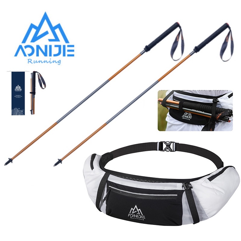 AONIJIE Trail Running Waist Bag Hydration Belt Hiking Fanny Pack with ...