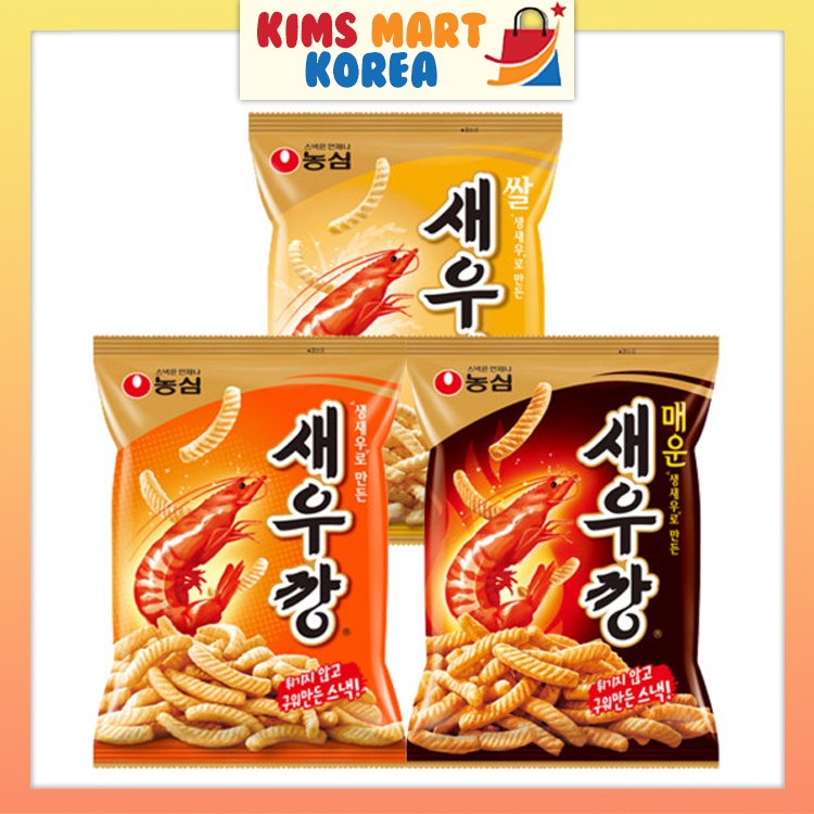 Nongshim Korean Shrimp Cracker Saewoo Ggang Korean Baked Snack Original ...