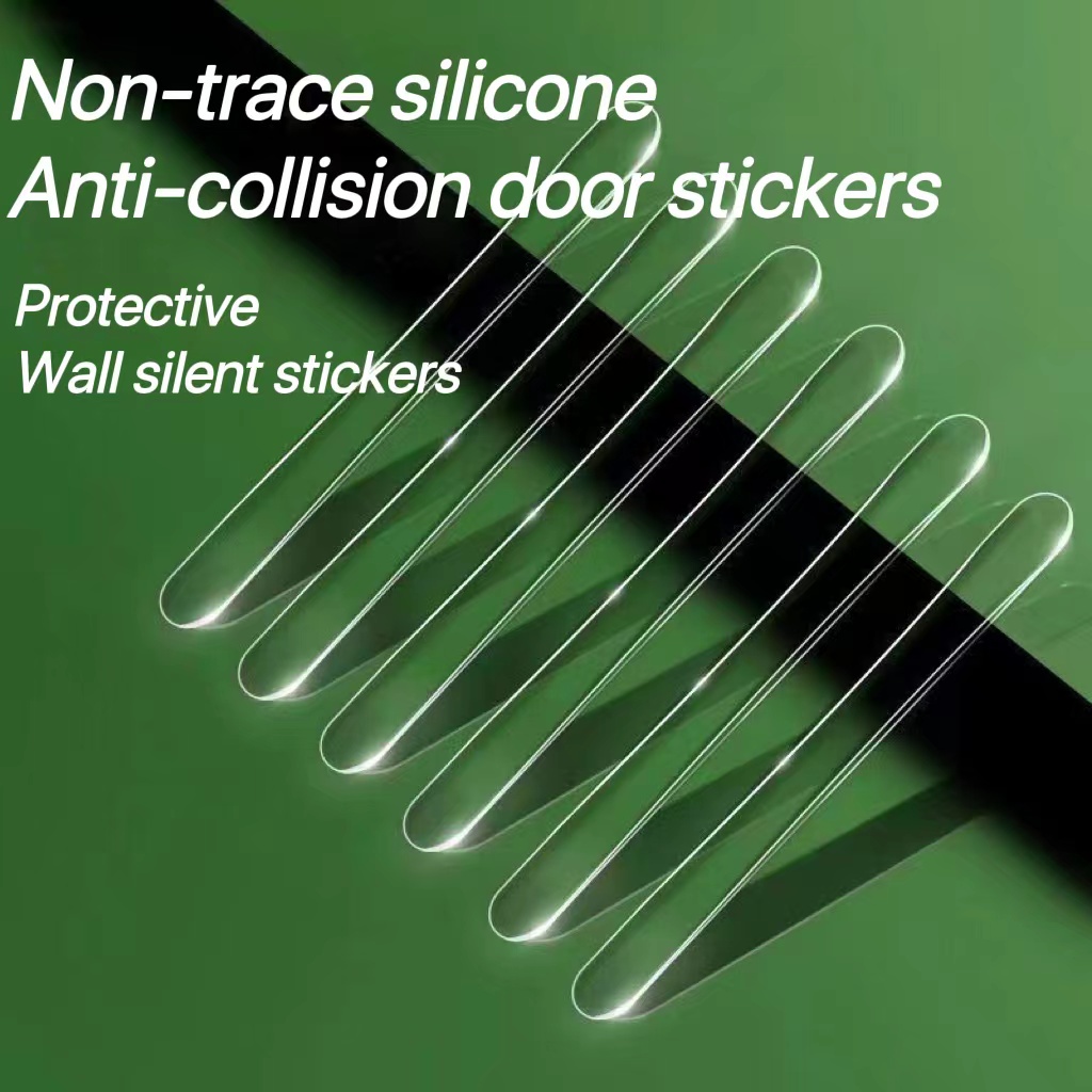 10 PCS Anti-collision Door Stickers, Non-trace Silicone Door Handle ...