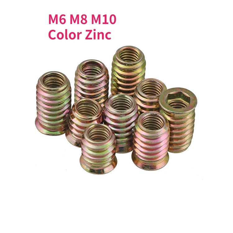 M6 M8 M10 Color Zinc Plated Carbon Steel Countersunk Hex Socket Drive ...