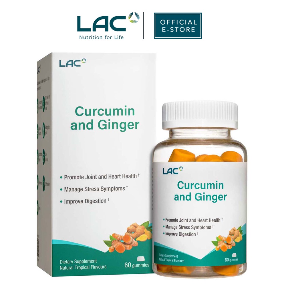 [LAC HERBS] Curcumin and Ginger (60 gummies) | Shopee Singapore