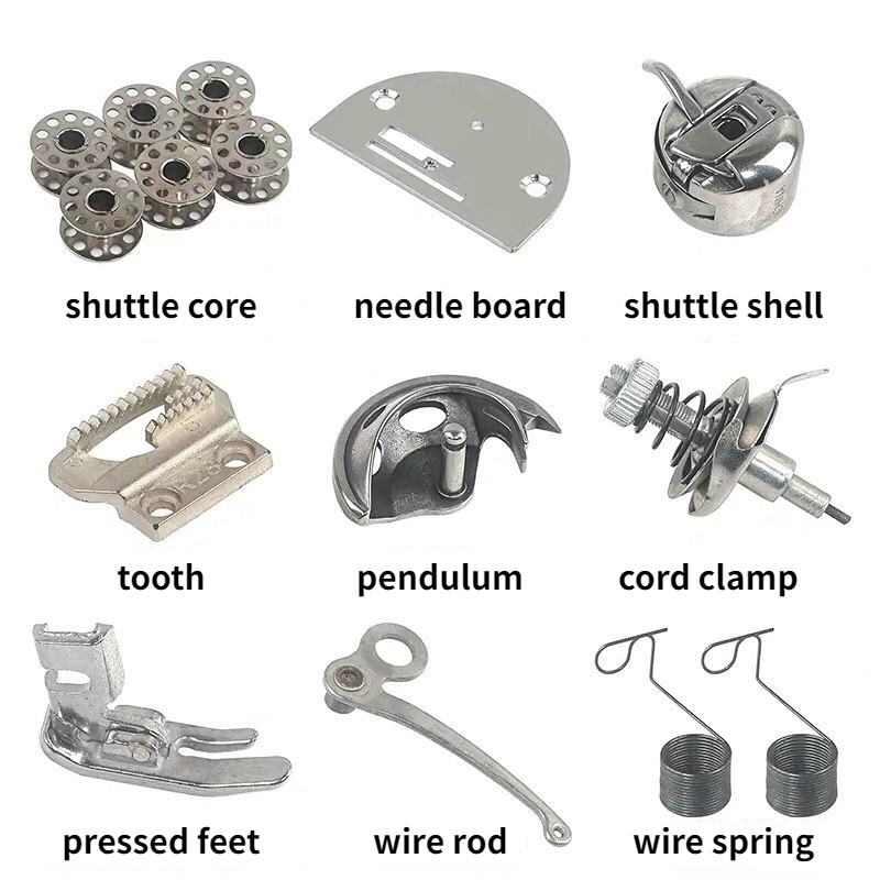 Vintage Sewing Machines Accessories Set Complete Collection Home Pedal ...