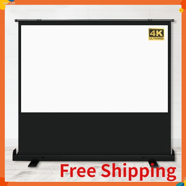Projection Curtain Portable Mobile Lift Projection Curtain Projector ...