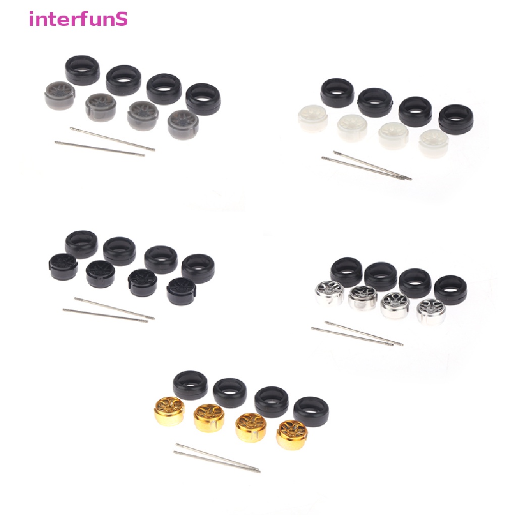 [InterfunS] 1Set 1:64 Car Wheels Tire Skin For Hotwheels Rubber Tire ...