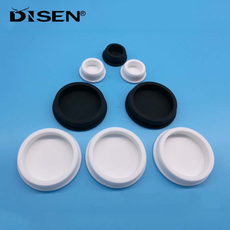 Silica Gel T Plug Soft Silicone Rubber Seal Stopper Circle End Cap ...