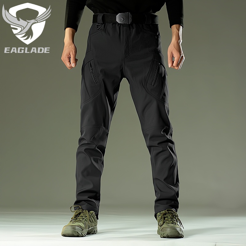 Breathable Cool Stretchable Waterproof Multi pocket Slim fit Anti Tear Tactical Cargo pants men ...