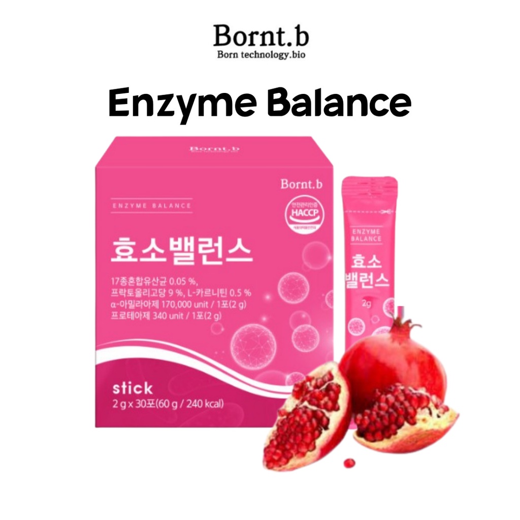 [Bornt.B] Korean Enzyme Balance 2g*30T Detox Enzyme Digestive ...