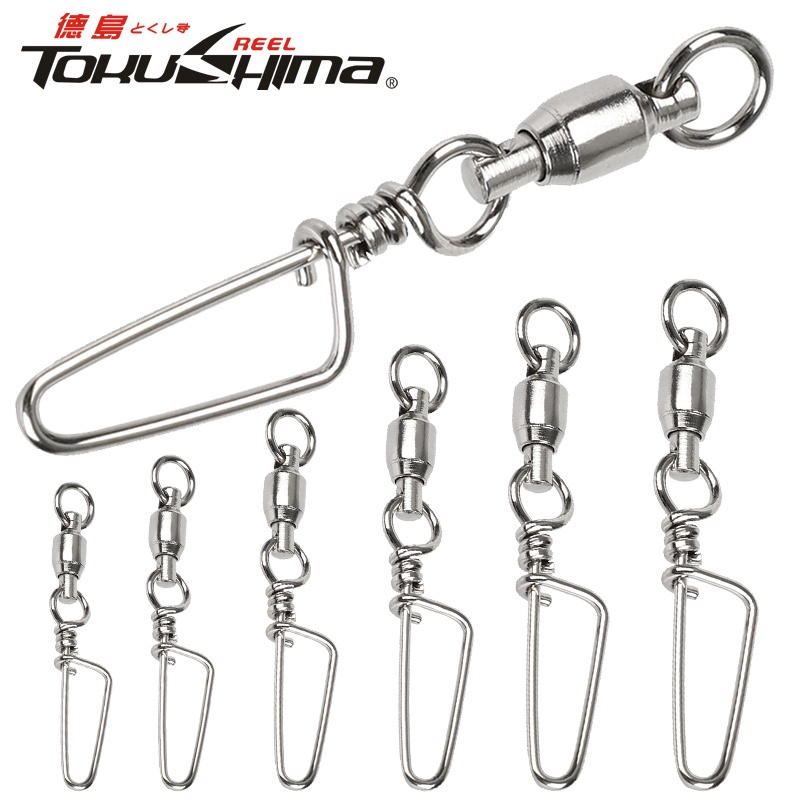 10PCS Fishing Accessories Bearing Connector High Strength Fishing Ring ...