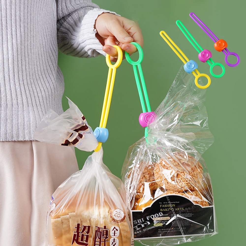 Fruit Snack Pouch Grip Rope Hangable Cables Lashing Band Pressing Clip ...