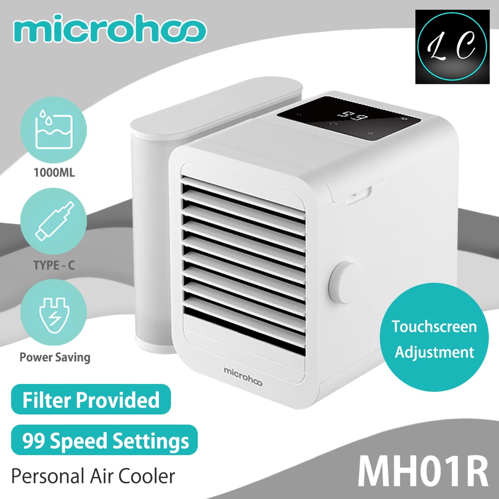 Microhoo MH01R 3 In 1 Mini Air Conditioner Water Cooling Fan Timing ...
