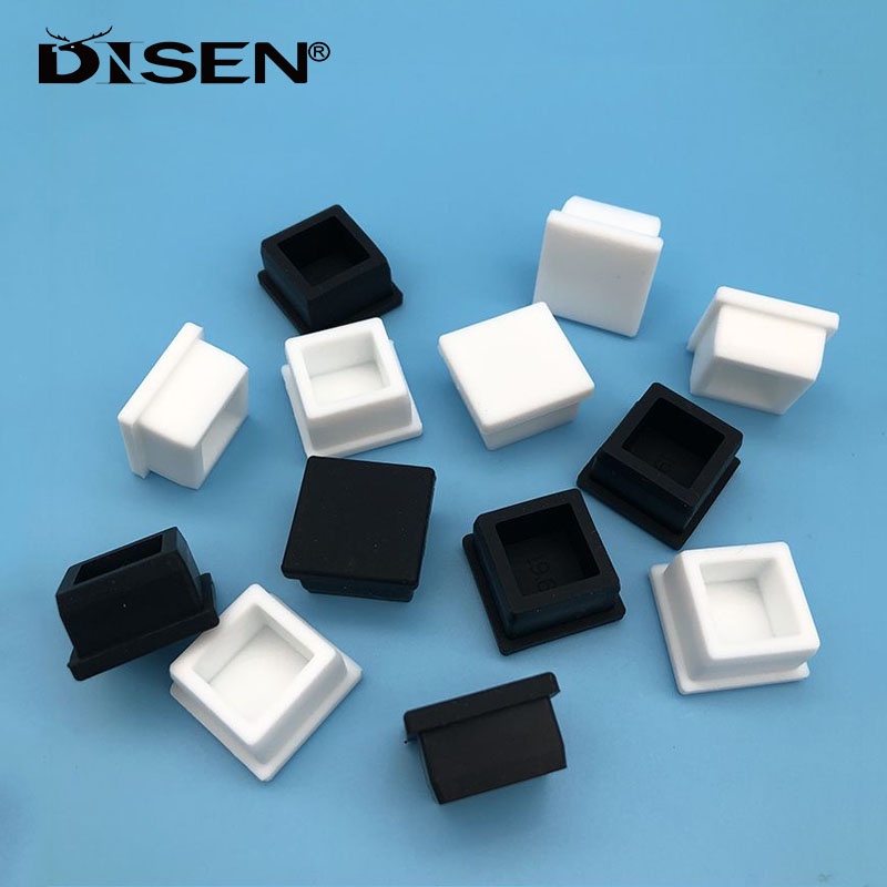5Pcs Square Silicone Rubber Plug Foot Plug Flat Plug Sealing Cap Plug ...