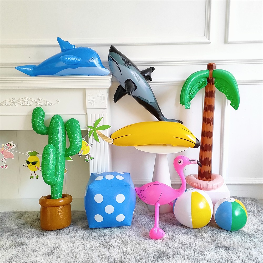 New Style Inflatable Coconut Tree Balloon PVC Blowing Beach Ball ...