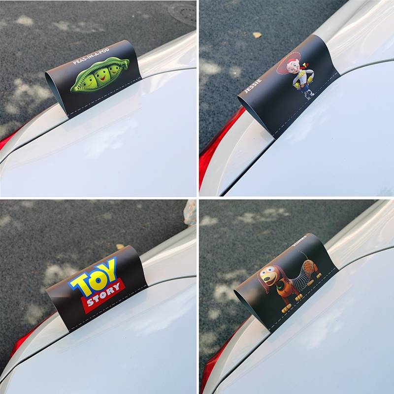 Car Sewn-in Label Stick Label Bumper Stickers Toy Story Strawberry Bear ...