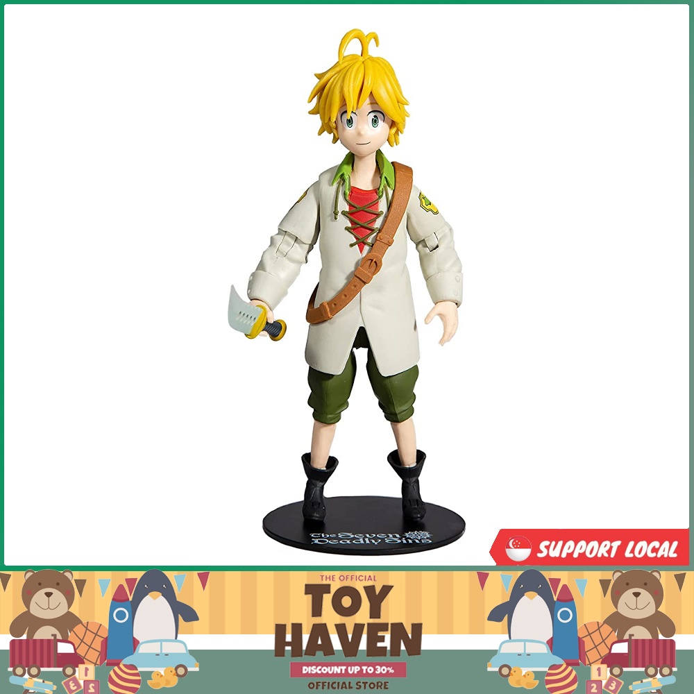 [sgstock] The Seven Deadly Sins Meliodas 7" Action Figure with ...