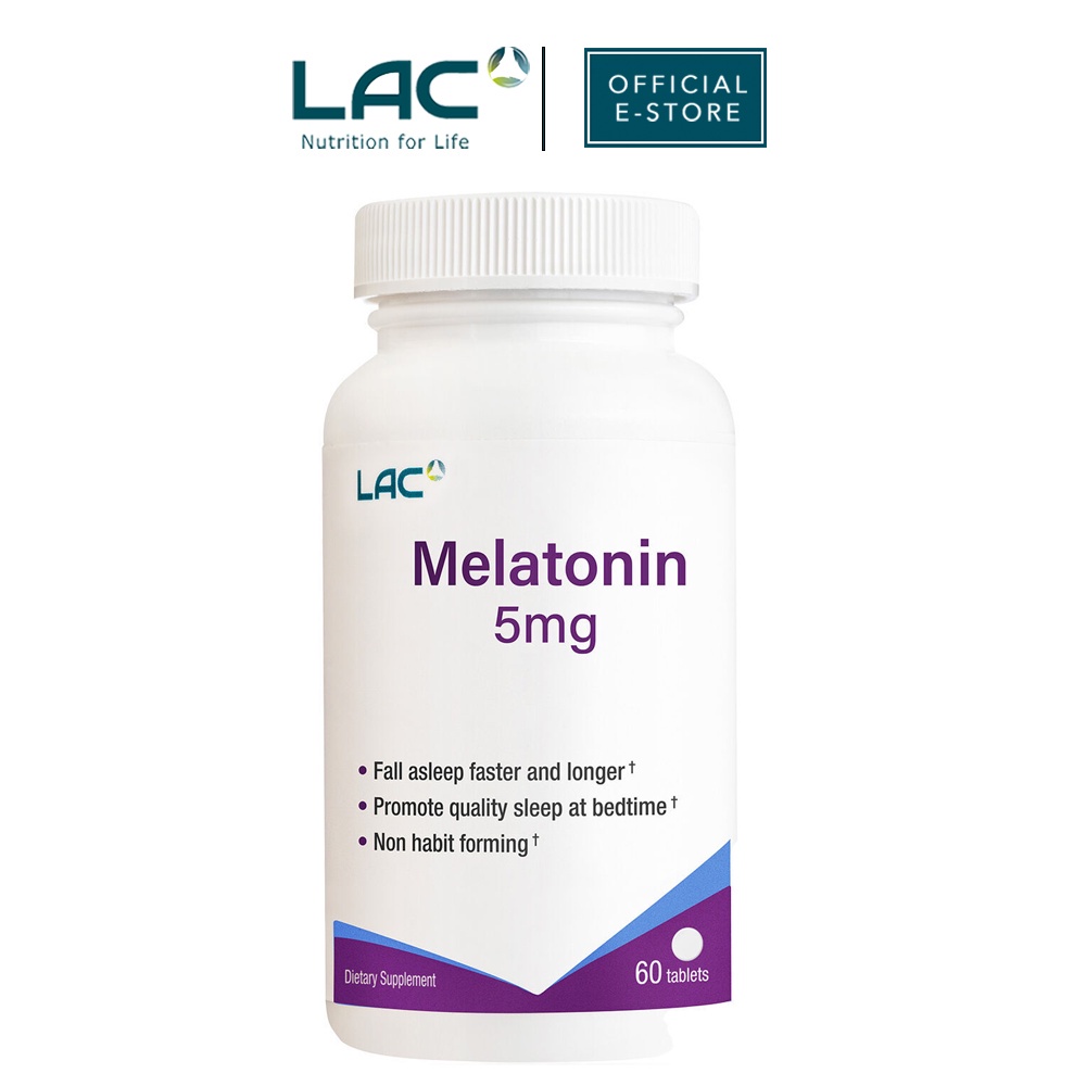 [LAC SLEEP] Melatonin 5mg (60 tablets) | Shopee Singapore