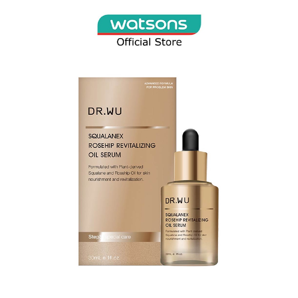 DR. WU Squalanex Rosehip Revitalizing Oil Serum 30ml | Shopee Singapore