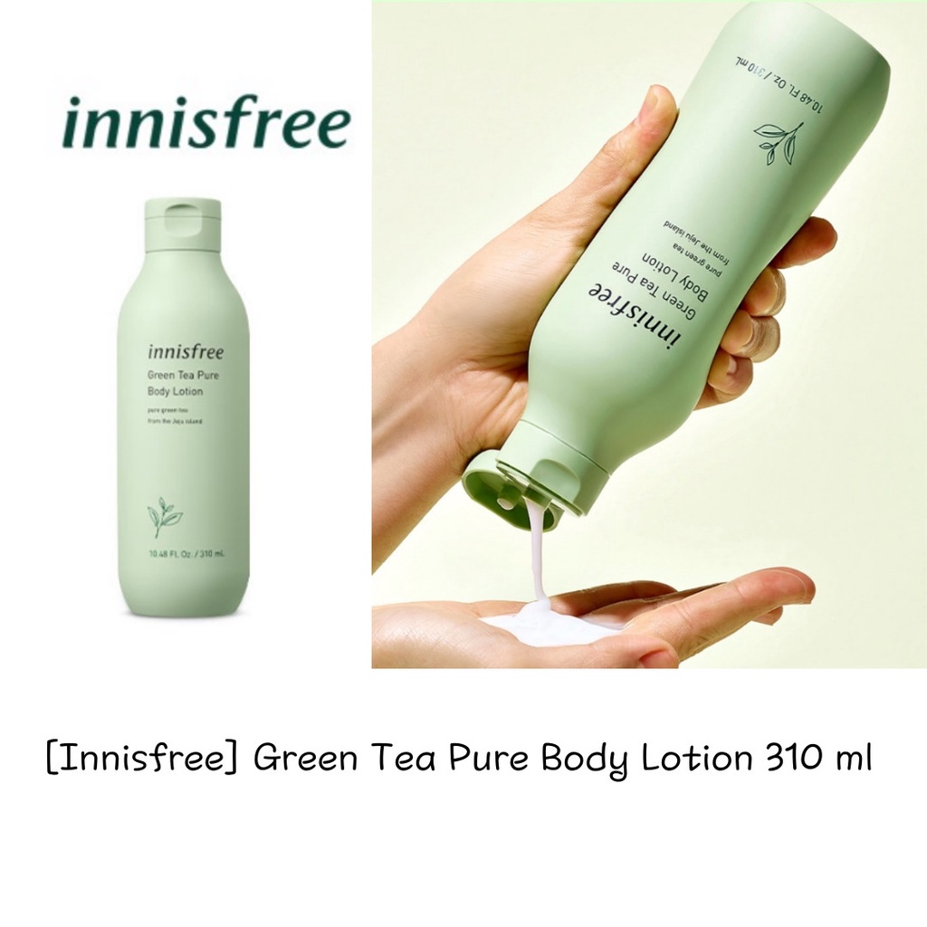 Innisfree Green Tea Pure Body Lotion 310ml | Shopee Singapore