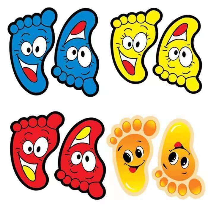 Stair Step Logo Foot Sticker10Tile Sticker Floor Stickers Stair Steps ...