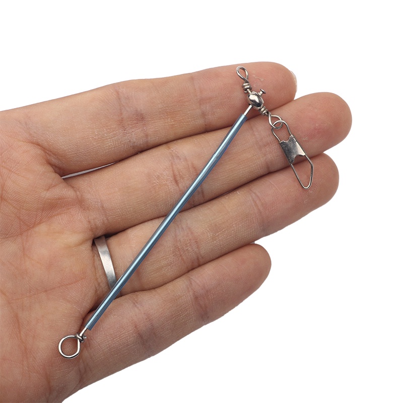 12pcs/lot L Rolling bend balance fishing accessory Saltwater Stainless ...