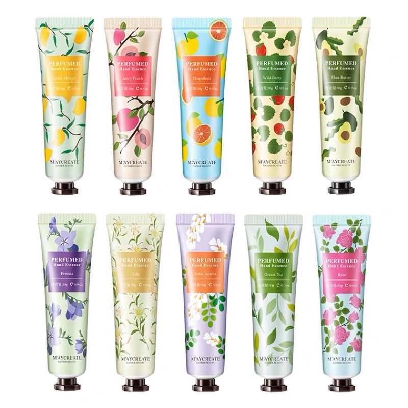 50pcs【SG INSTOCK】MAYCREATE Perfume Aromatherapy Hand Essence Hand Cream ...