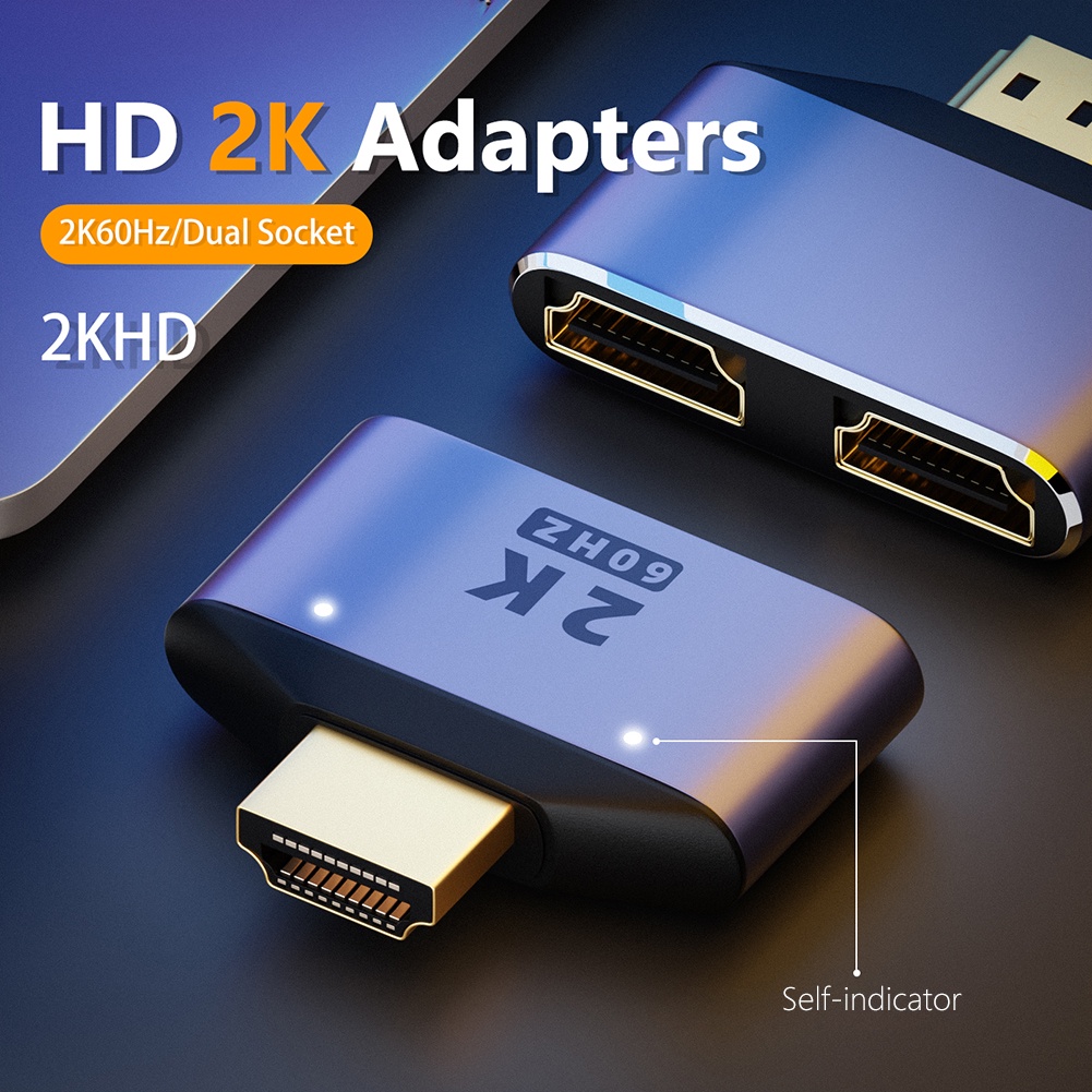 HDMI-compatible Adapter Converter 8Gbps UHD 2K HD 60Hz Connector ...