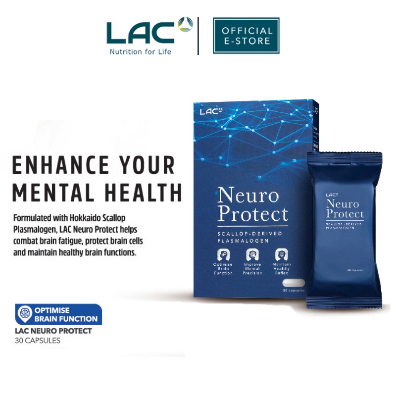 [LAC BRAIN] Neuro Protect - Scallop-derived Plasmalogens (30 capsules ...