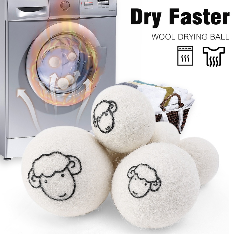 3/4/5/6/7cm Wool Drying Ball Softener Laundry Balls Dry-cleaning ...