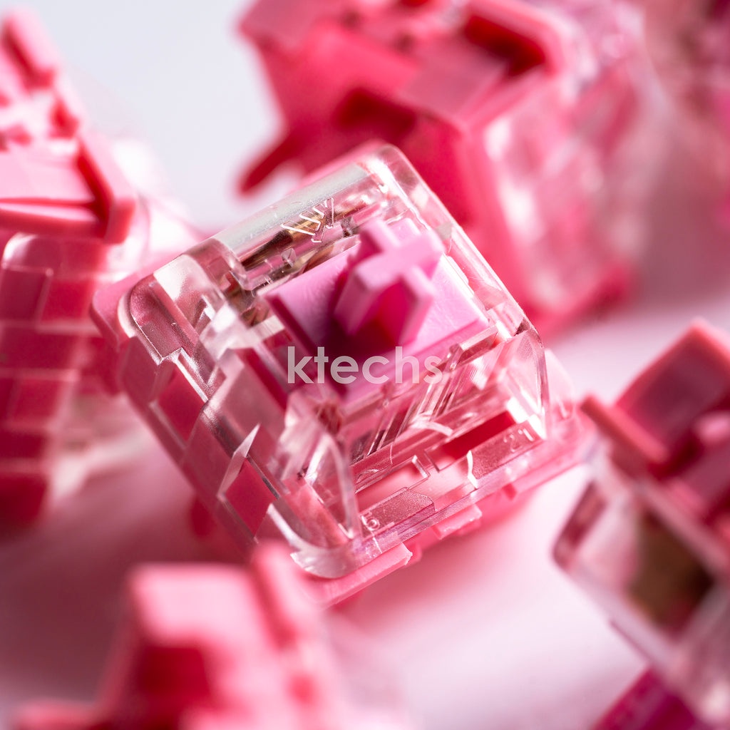 KTT Rose Linear Mechanical Switches for Custom Mechanical Keyboards ...