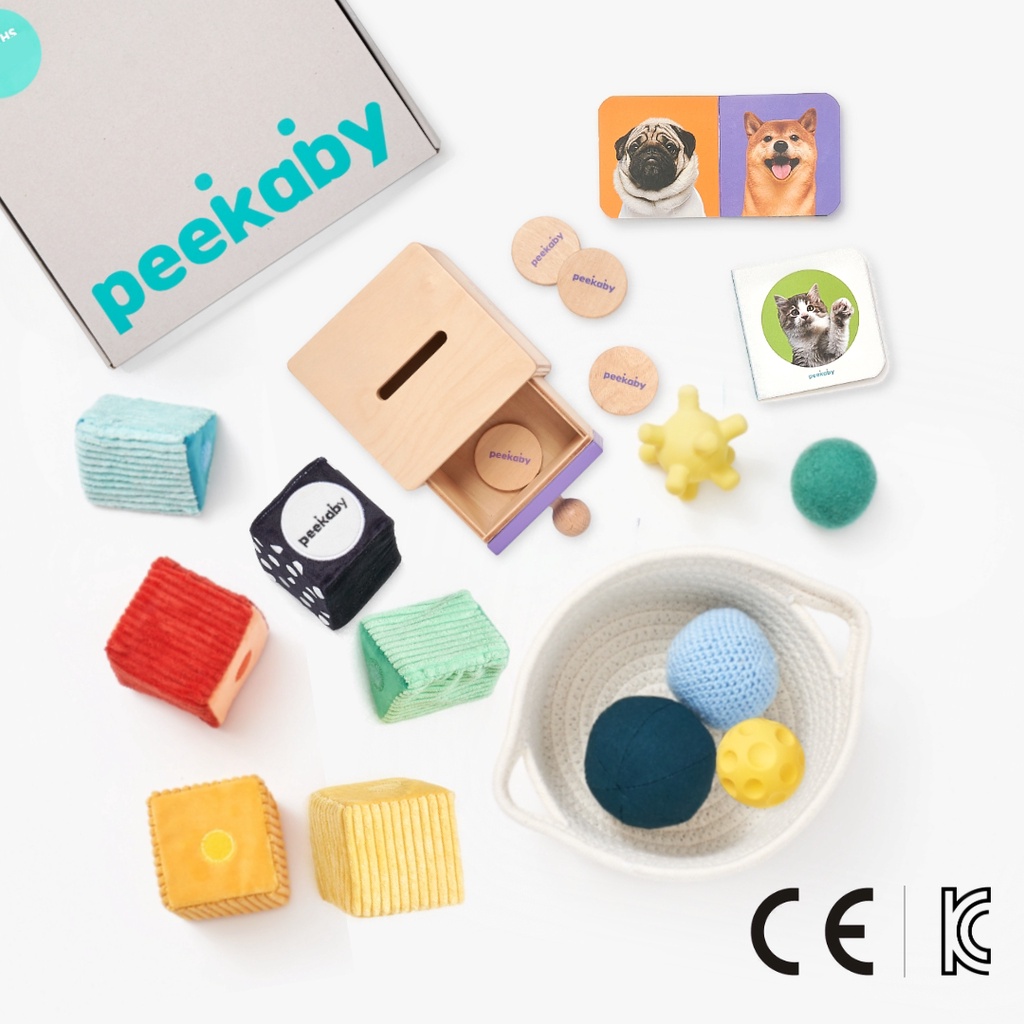 [Peekaby] 6-12 Months Developmental Play Kit 4 in 1 | Montessori ...