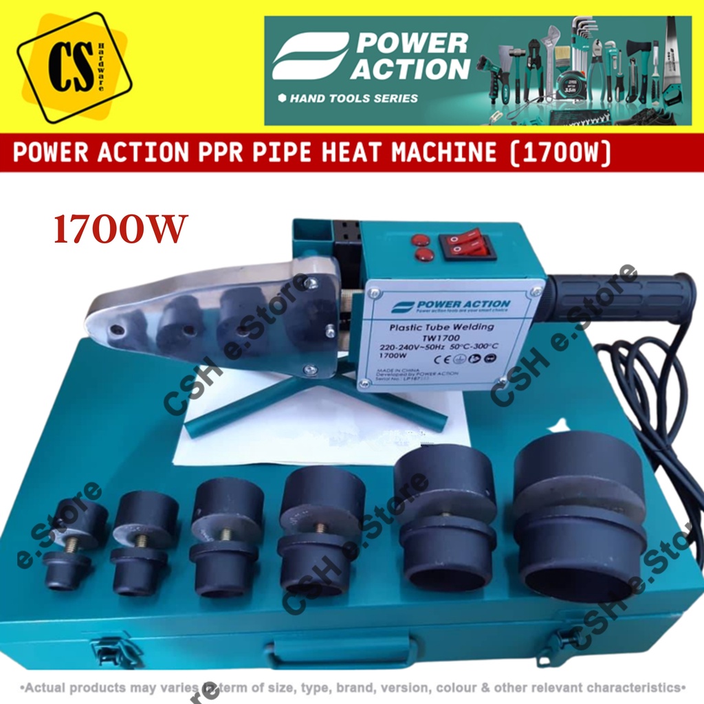 Power Action PPR Pipes Welding Machine Heating Machine 20mm-63mm (1700W ...