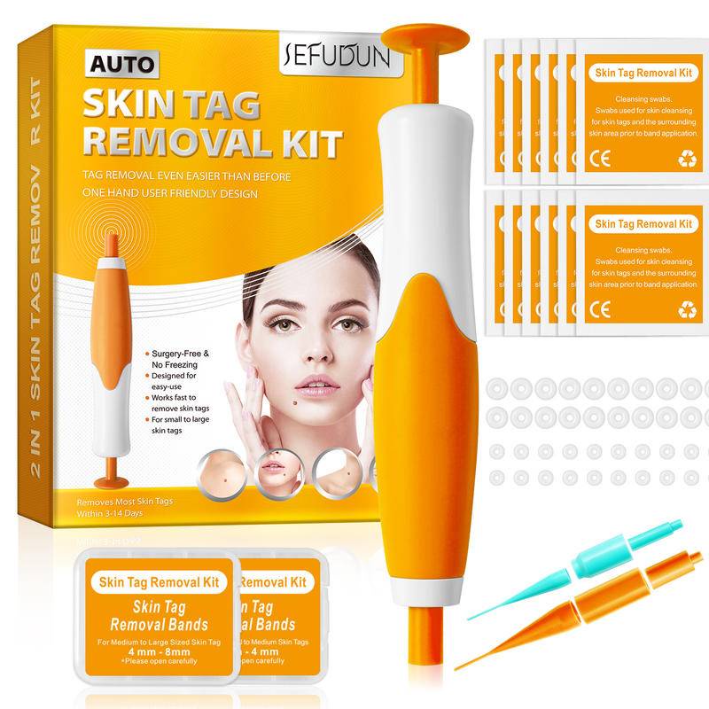 2 in 1 Auto Skin Tag Remover Pen Upgraded Skin Tags Moles Removal Kit ...